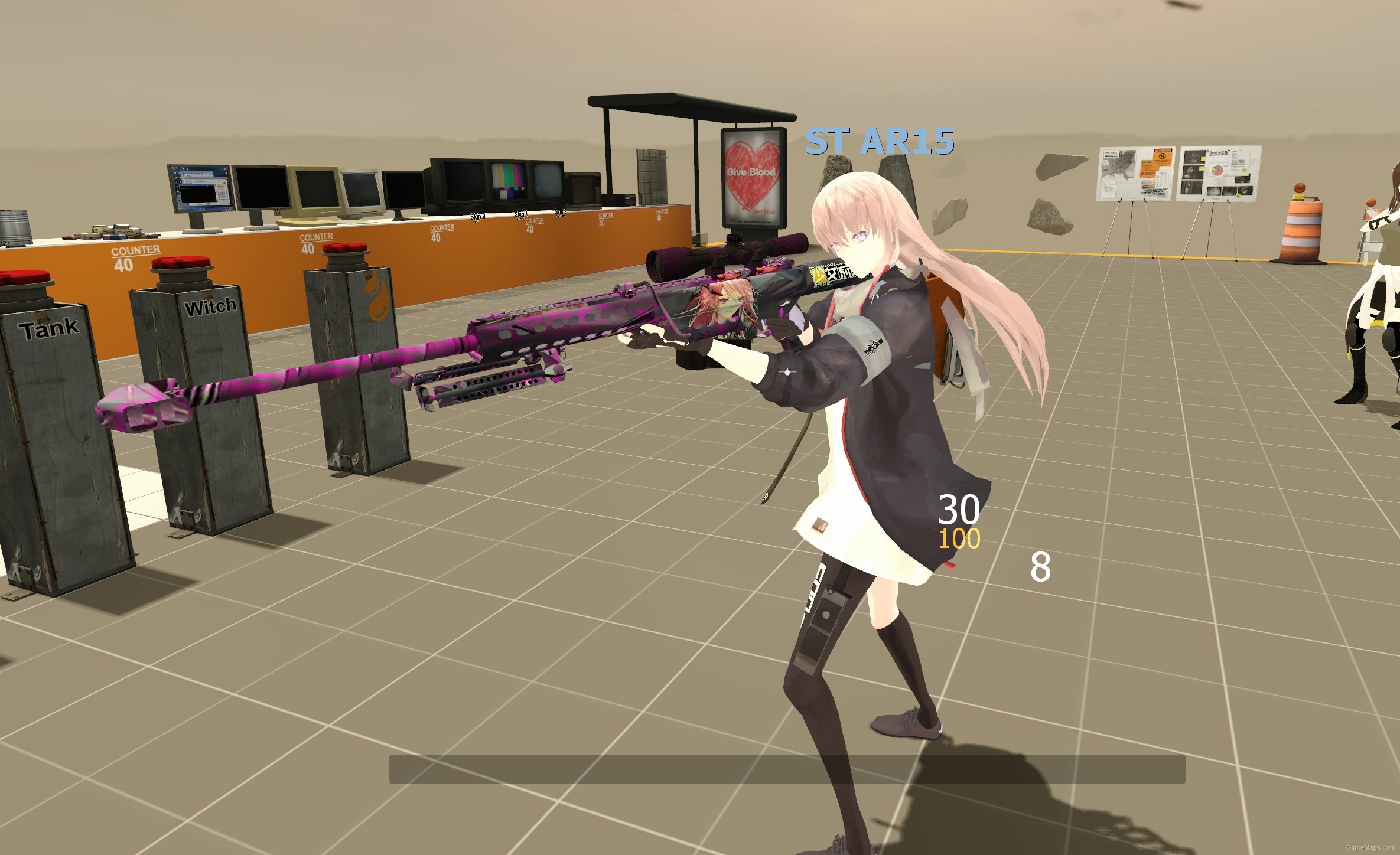 少女前线 M82A1伪神的启示替换Hunting Rifle/（Girls Frontline M82A1）replace Hunting ...