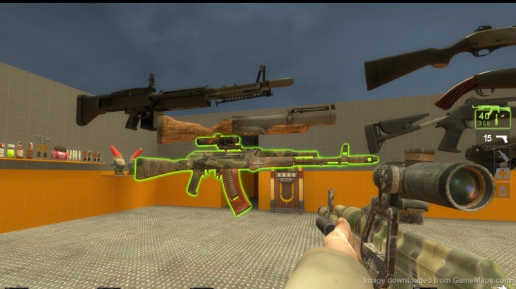 Metro 2033 Kalash AK-74M (AK-47) (Left 4 Dead 2) - GameMaps