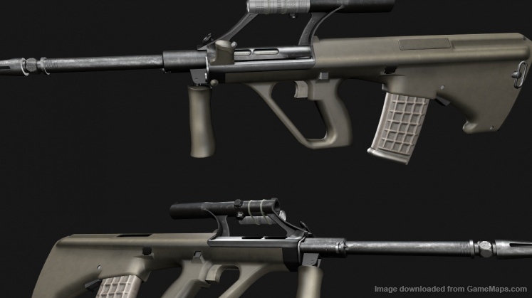 (SG552) Steyr AUG (Left 4 Dead 2) - GameMaps