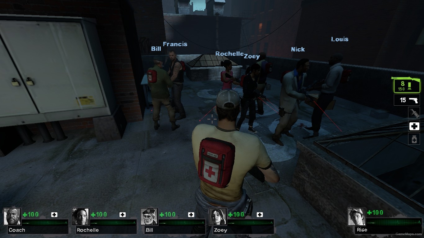 All 8 survivors (Linux/Sourcemod Version) (Left 4 Dead 2) - GameMaps