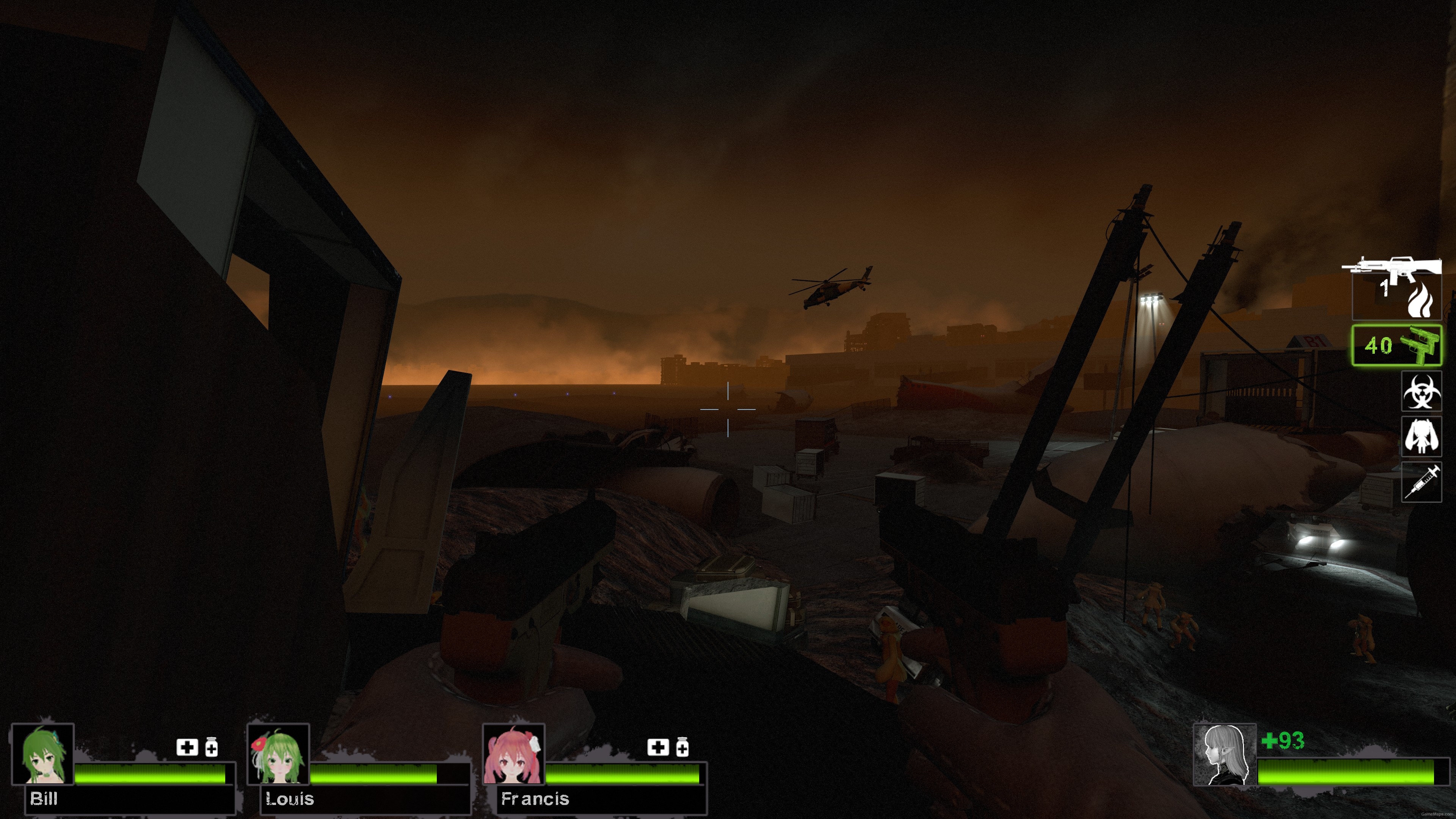 Alternative Airplane Crash Scene (T129 ATAK Custom sound-l4dkk) (Left 4 ...