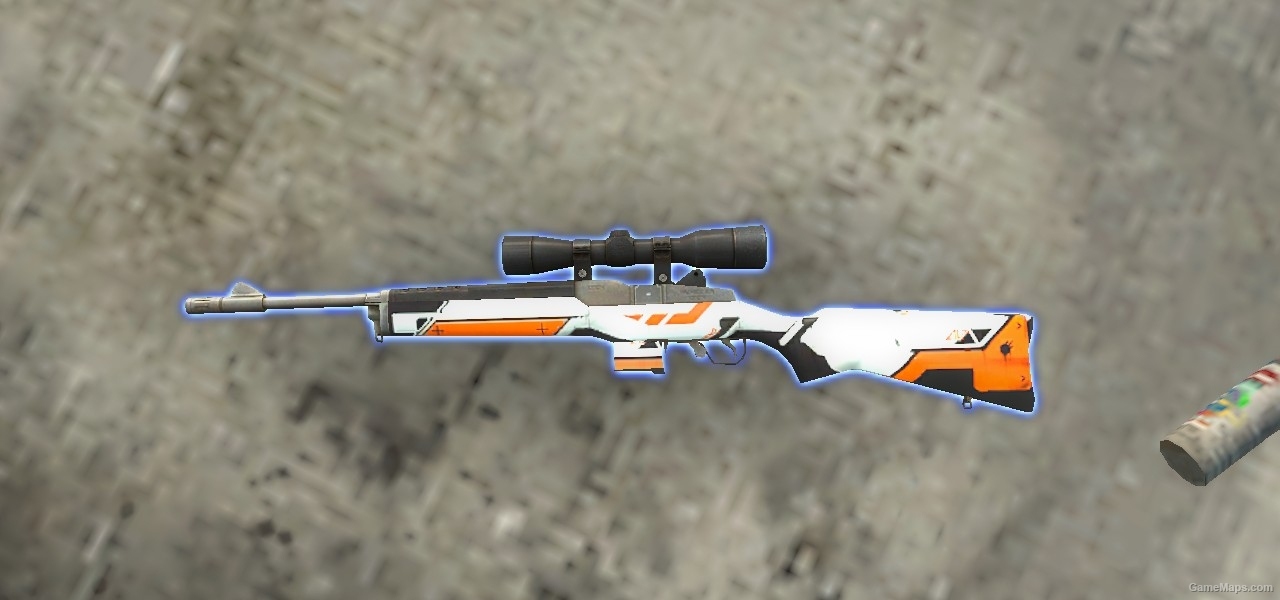 Asiimov Hunting Rifle (Left 4 Dead 2) - GameMaps