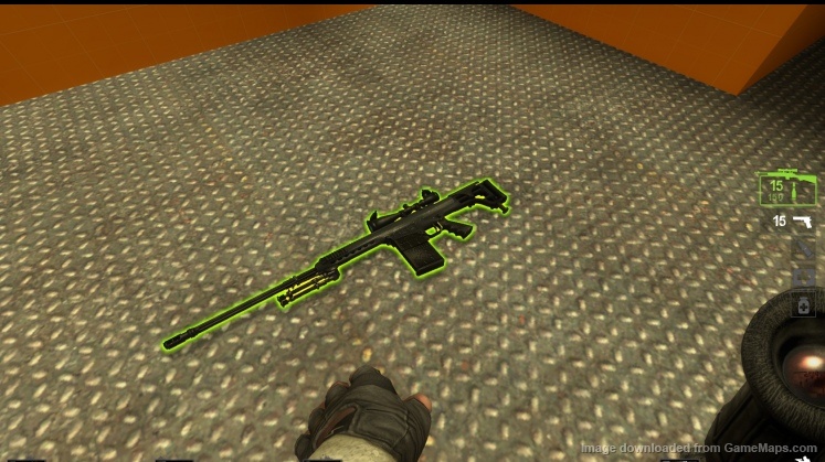 Barrett M98 Prototype (Military Sniper) (Left 4 Dead 2) - GameMaps