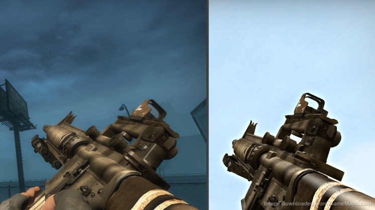 Battlefield 3 M16A4 CQC V2 (Left 4 Dead 2) - GameMaps