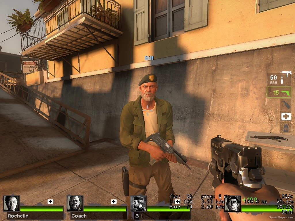 Bill replaces Nick (L4D2) (Left 4 Dead 2) - GameMaps