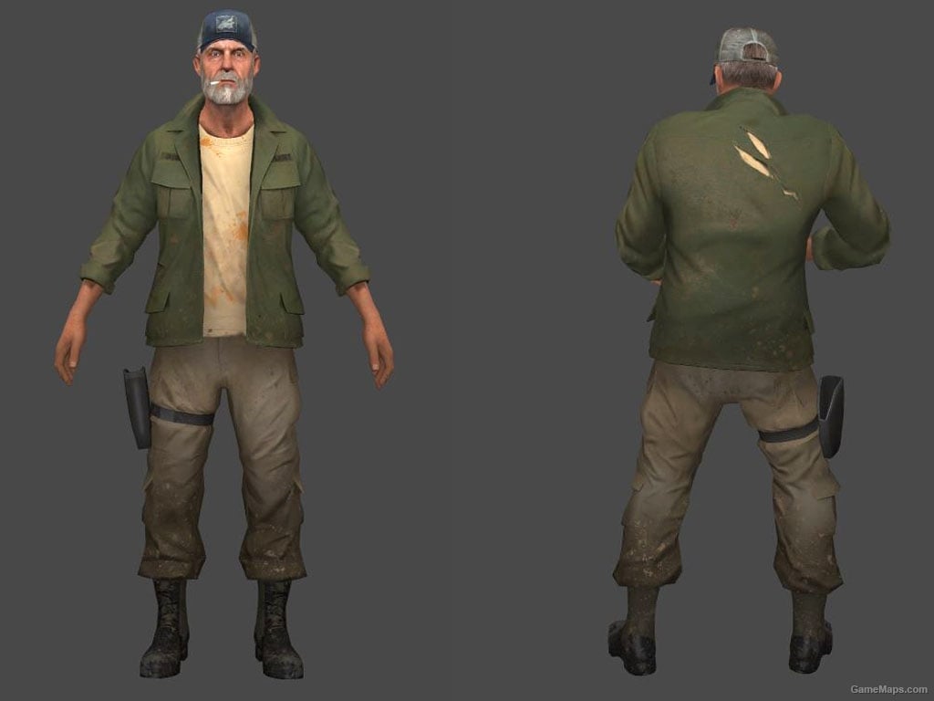 Bill with Cap (Left 4 Dead 2) - GameMaps