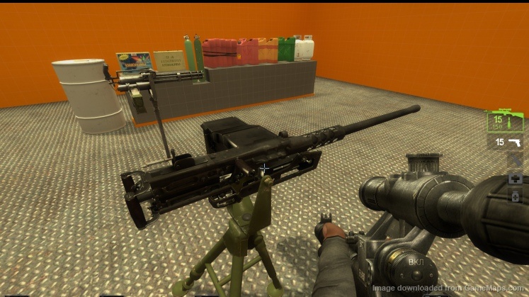 Browning M2 Machine Gun (50 Cal) (Left 4 Dead 2) - GameMaps