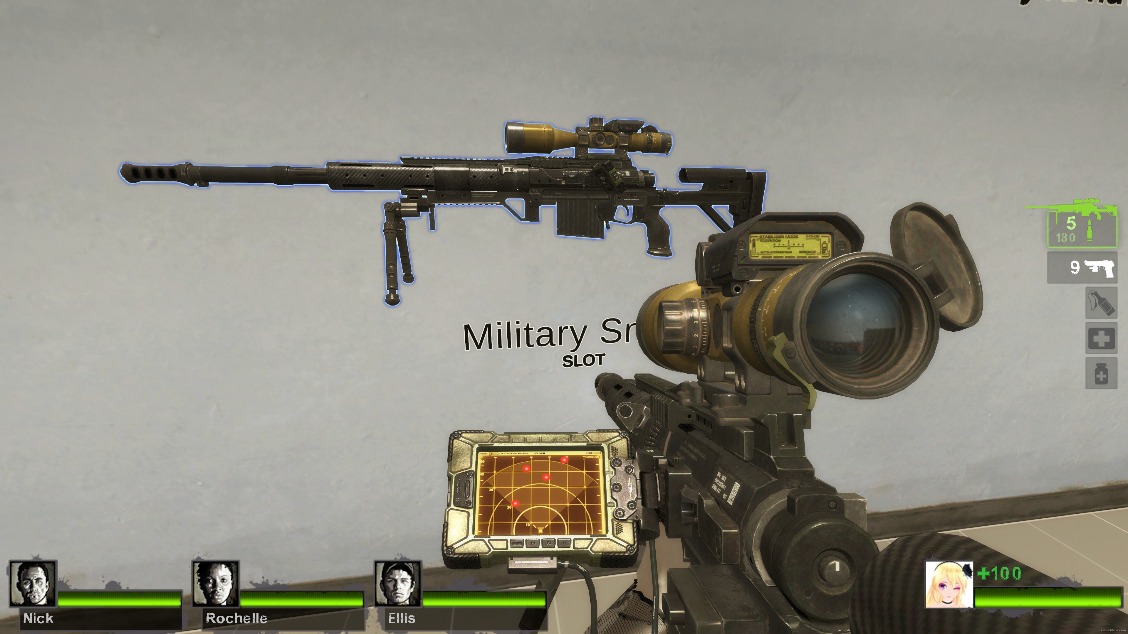 CODOL CheyTec M200 Sensor (military sniper) (Left 4 Dead 2) - GameMaps