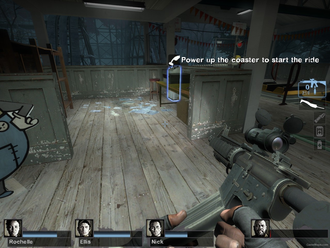 Concept art M4 (for M16, SCAR, and SIG) (Left 4 Dead 2) - GameMaps