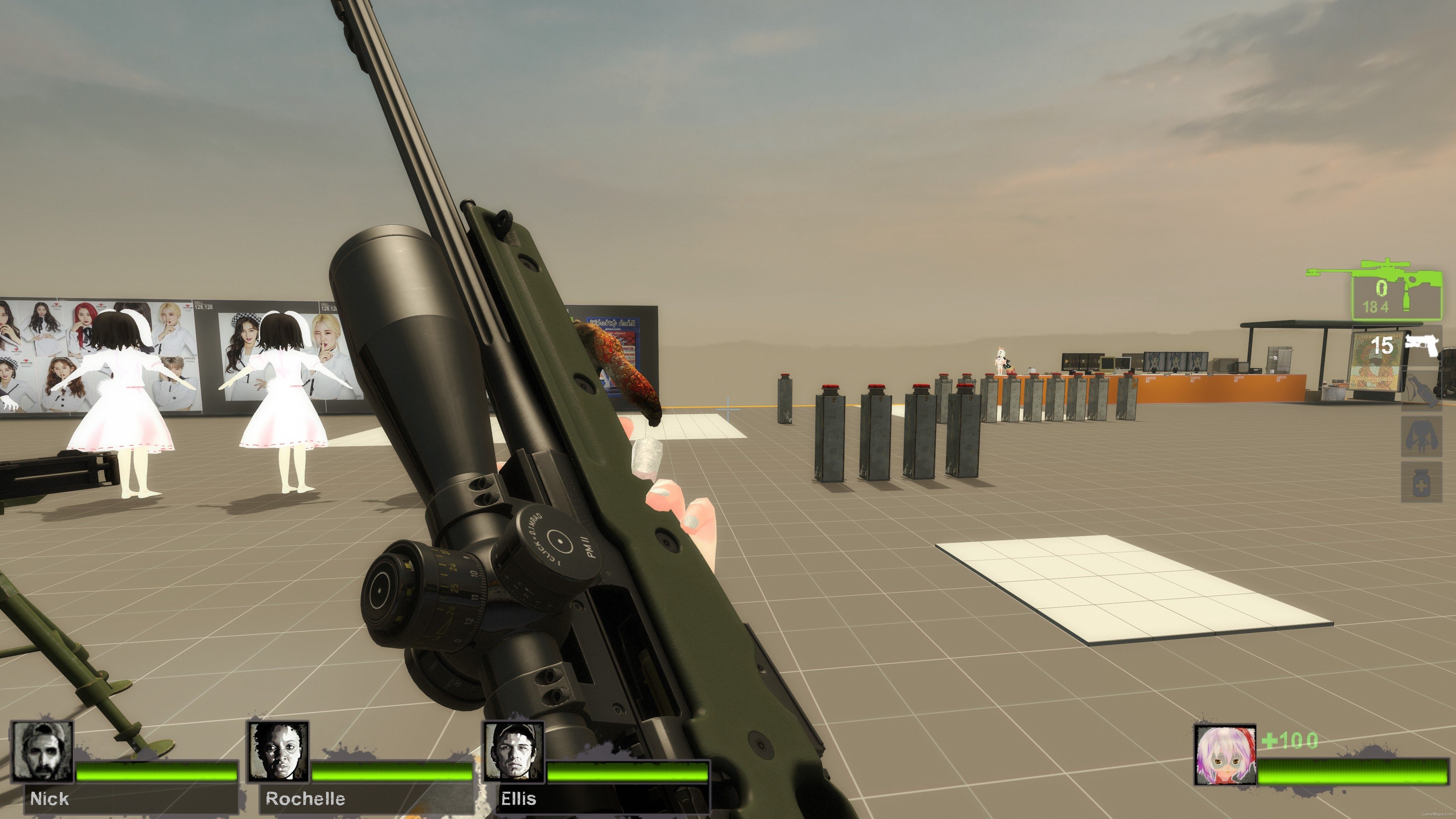 CSS Hidden AWP Improved HQ Model v8 (Left 4 Dead 2) - GameMaps