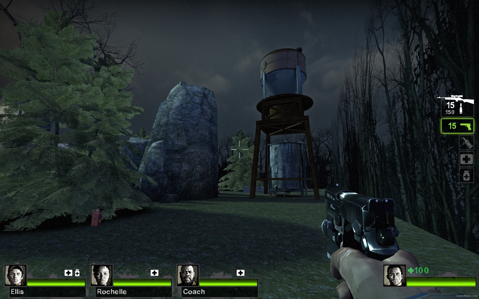 Death Base Insane Asylum Sv. L4D1 Port (Left 4 Dead 2) - GameMaps