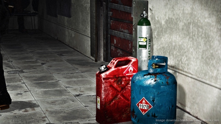 Detailed Rusty Jerrycans, Propane and Oxygen Tanks (Left 4 Dead 2 ...