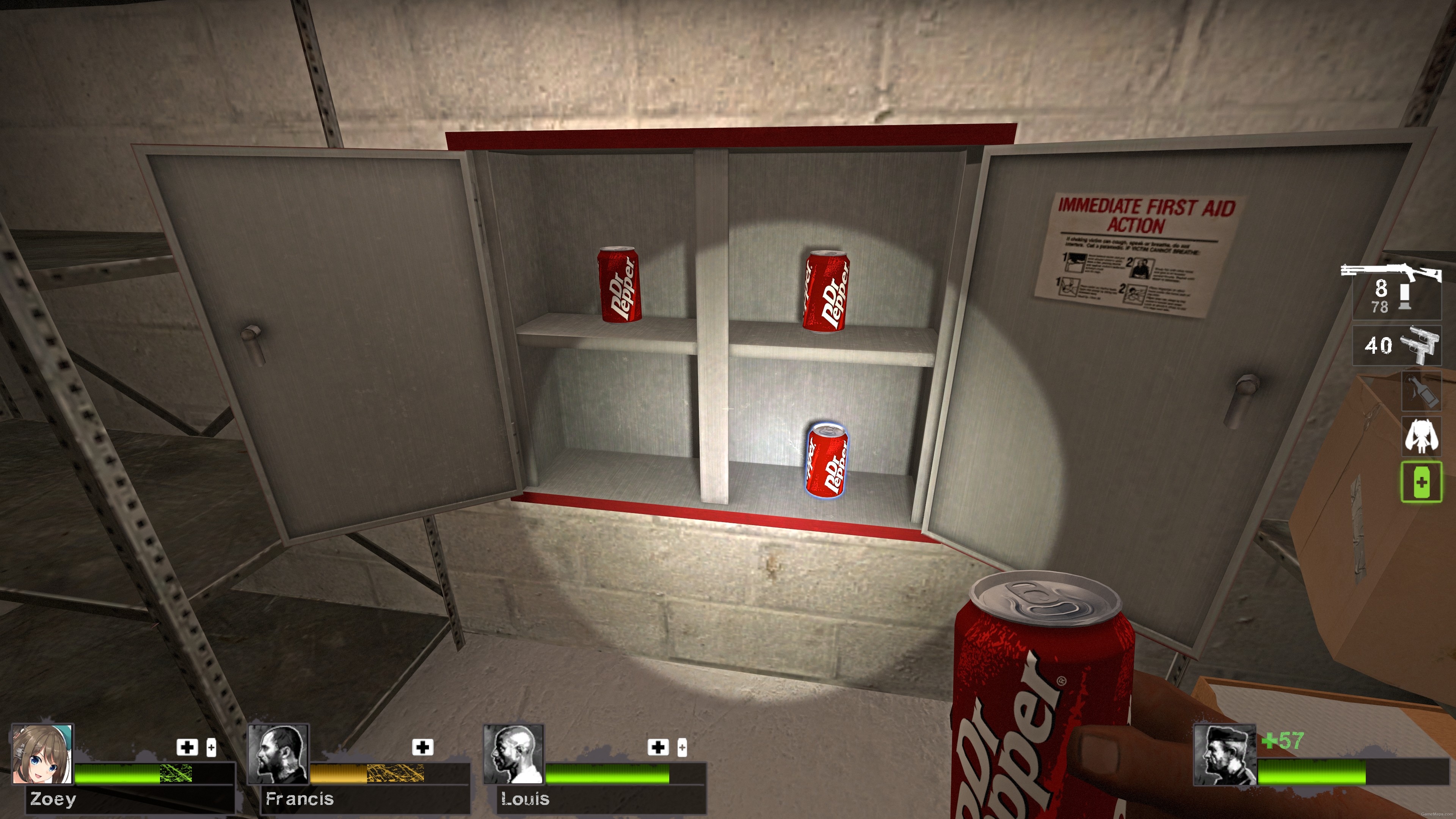 Dr. Pepper Throwback Can v4 (Pain pills) (Left 4 Dead 2) - GameMaps