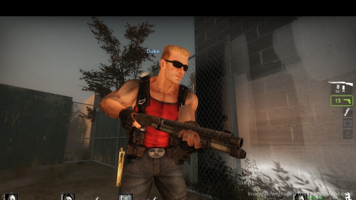 Duke Nukem's Shotgun (Chrome Shotgun) (Left 4 Dead 2) - GameMaps