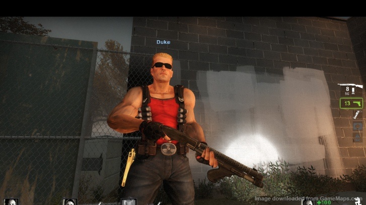 Duke Nukem's Shotgun (Chrome Shotgun) (Left 4 Dead 2) - GameMaps