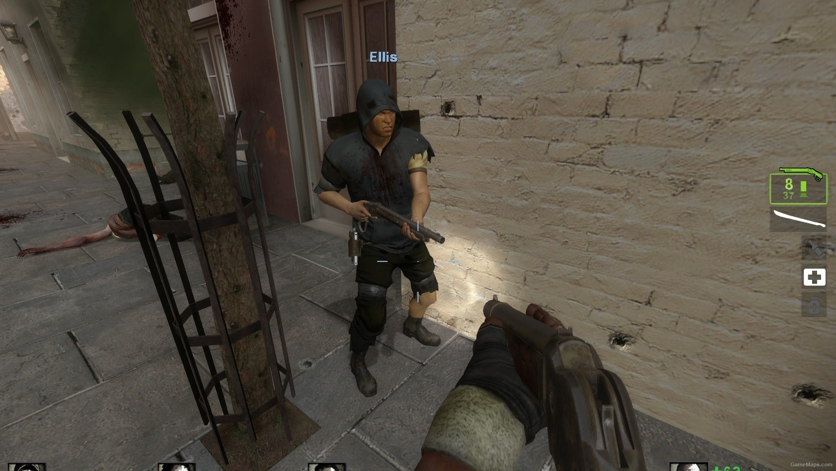 Ellis in a Hunter Costume (Left 4 Dead 2) - GameMaps
