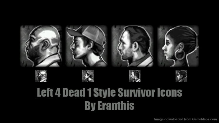 Eranthis' L4D1 Style Survivor Portrait Icons (Left 4 Dead 2) - GameMaps