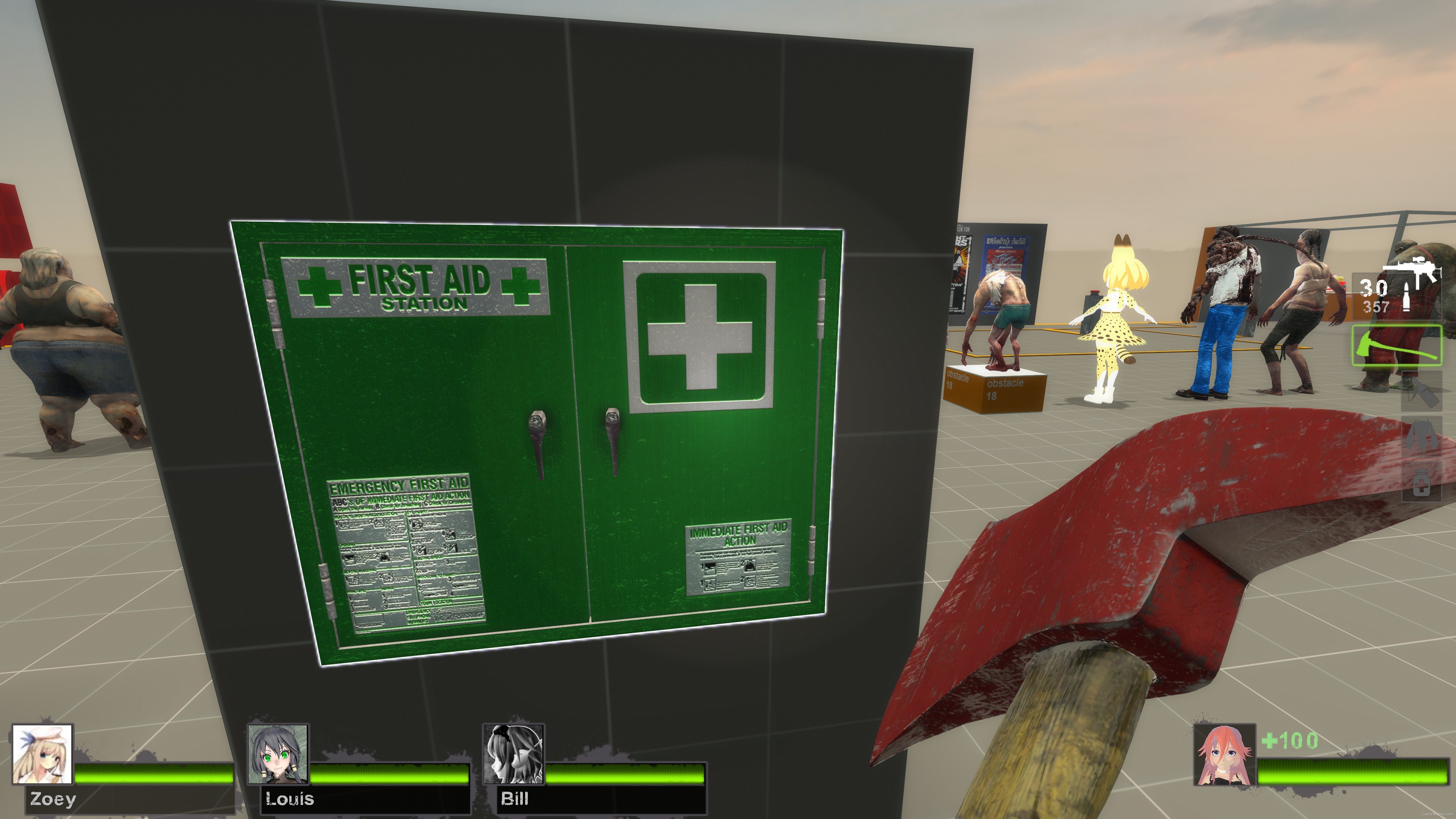 HD Green First Aid Cabinet (Left 4 Dead 2) - GameMaps