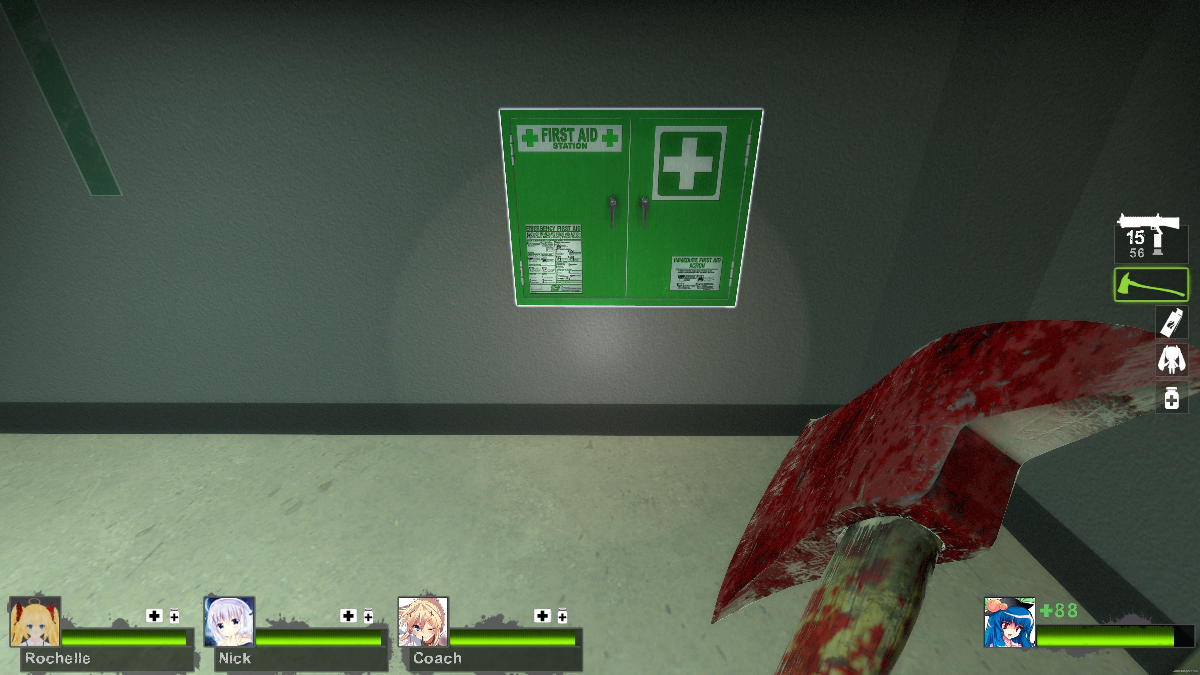HD Green First Aid Cabinet (Left 4 Dead 2) - GameMaps