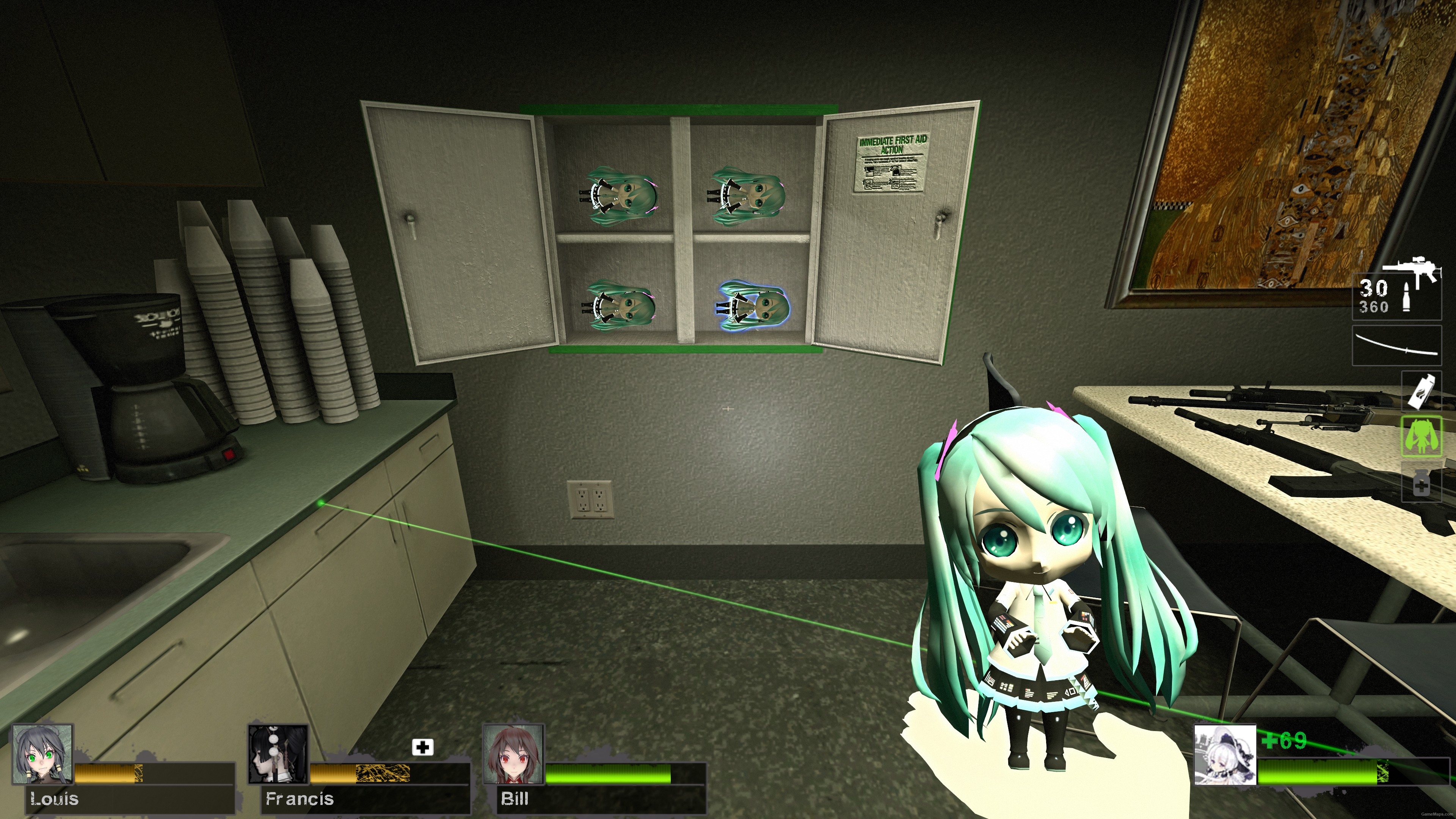 HD Green First Aid Cabinet (Left 4 Dead 2) - GameMaps