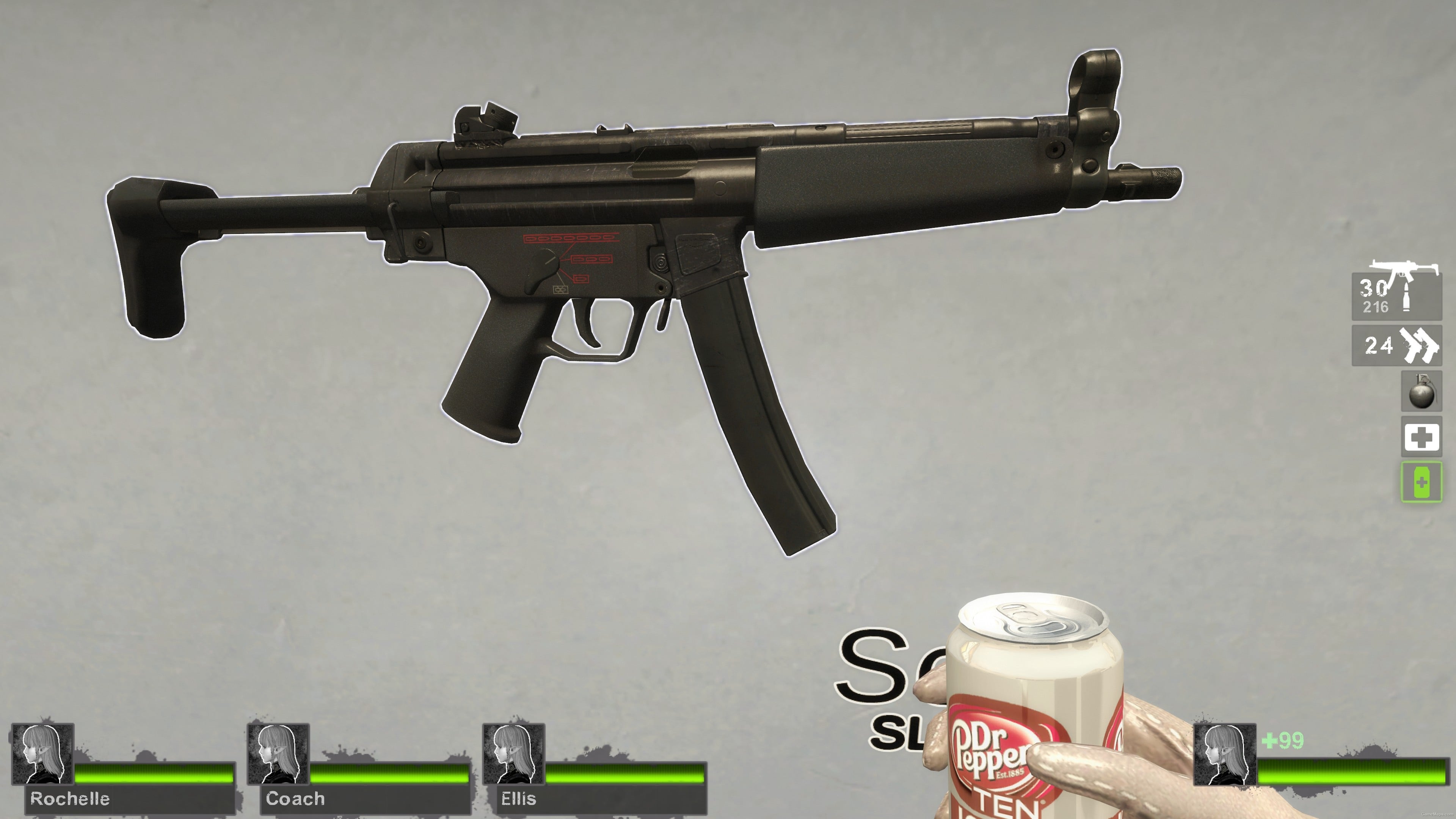 HK MP5 (Desert Rifle) MP5A5 (Left 4 Dead 2) - GameMaps