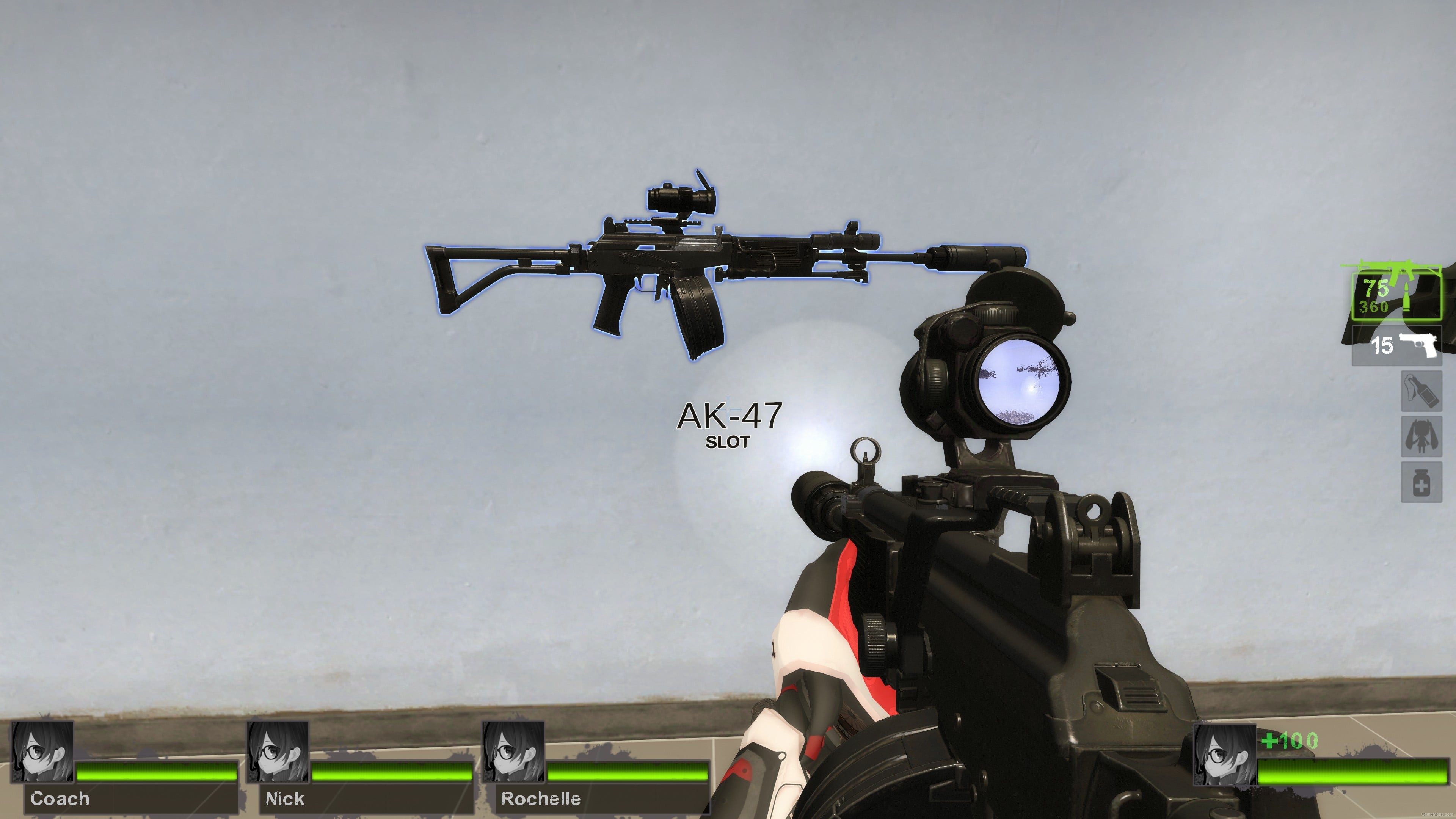 IMI Galil SAR (Modified) (AKM) (request) (Left 4 Dead 2) - GameMaps