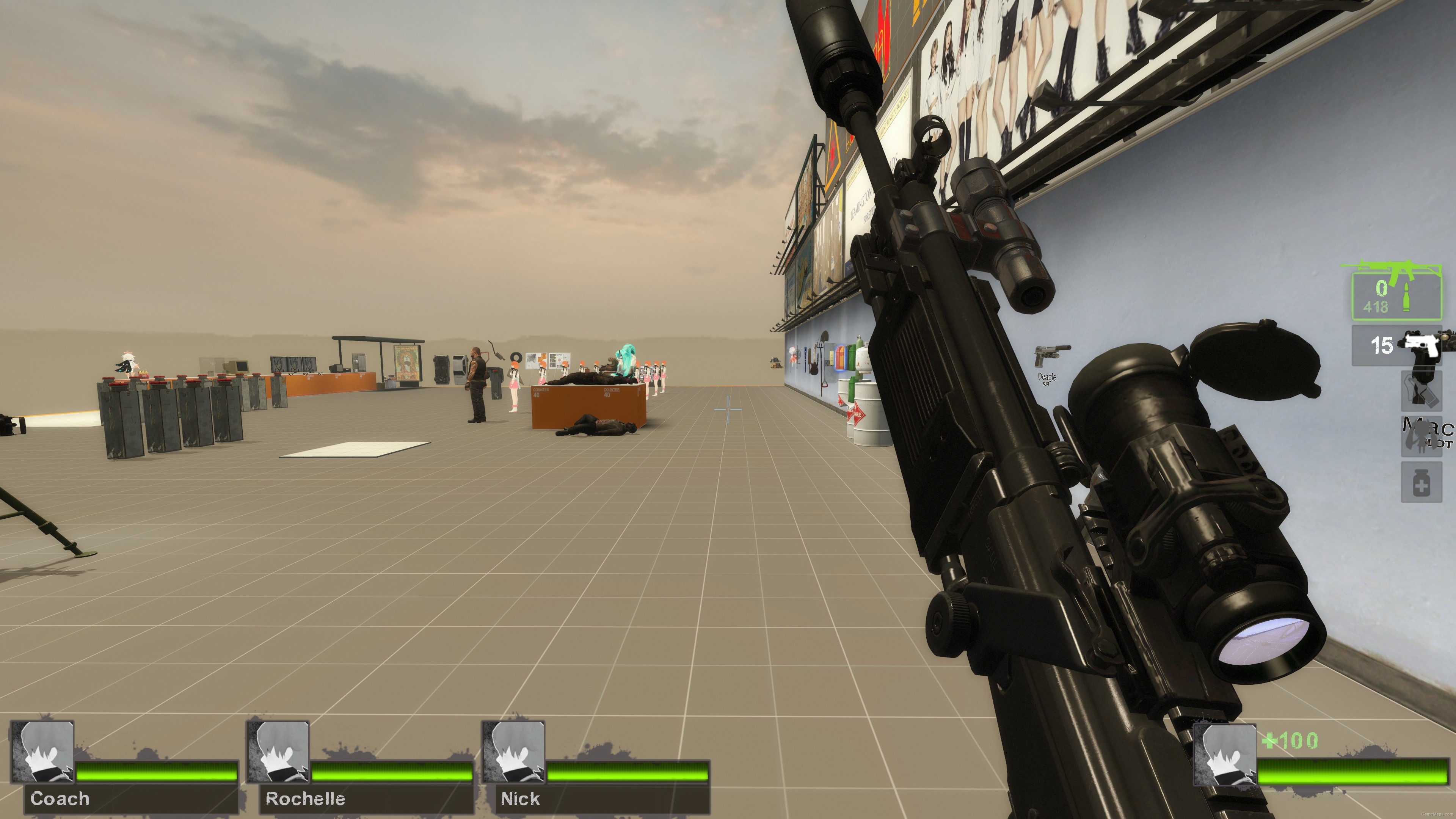 IMI Galil SAR (Modified) (M16A2) (request) (Left 4 Dead 2) - GameMaps