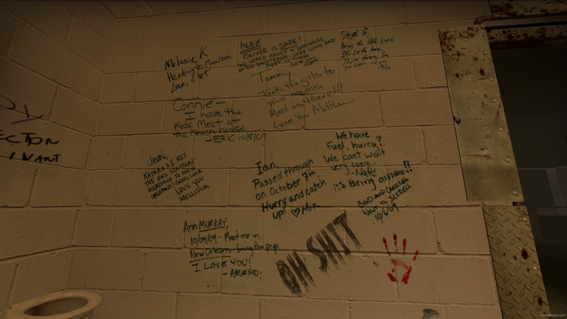 Improved Saferoom Graffiti (Left 4 Dead 2) - GameMaps