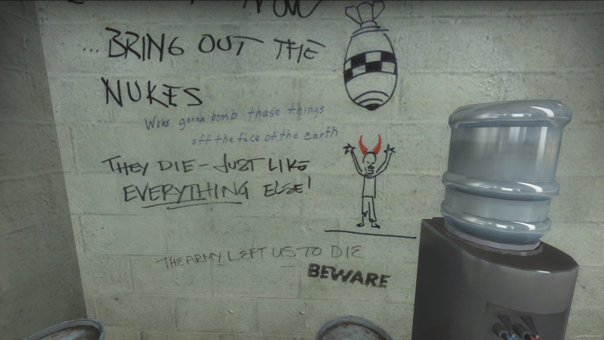 Improved Saferoom Graffiti (Left 4 Dead 2) - GameMaps