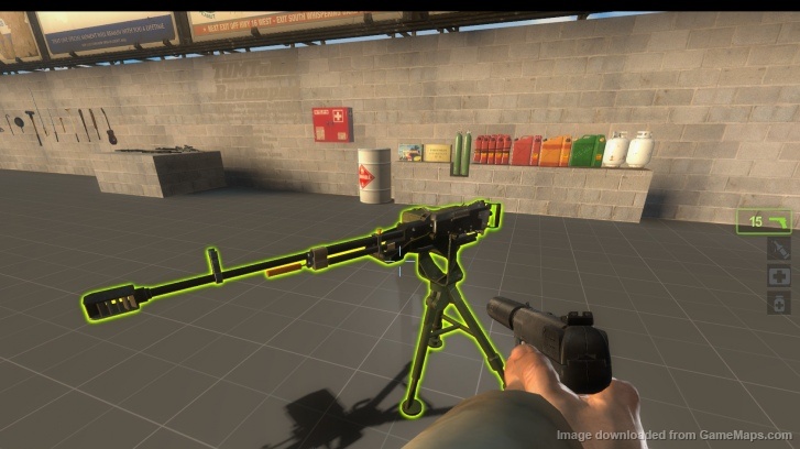 KORD Machine Gun (50 Cal) (Left 4 Dead 2) - GameMaps