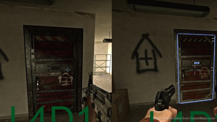 L4D1 Saferoom Door Replacement (Left 4 Dead 2) - GameMaps