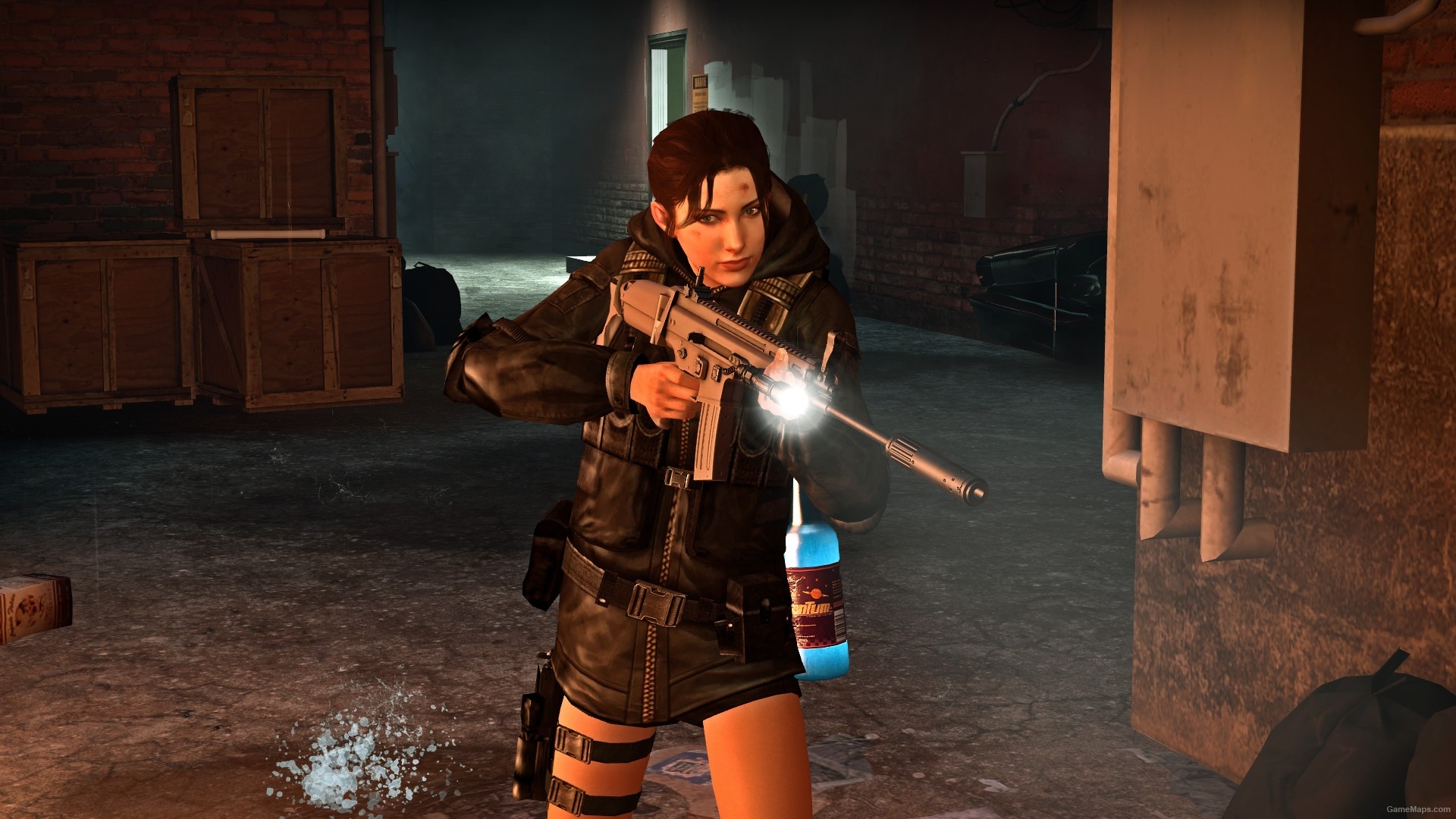 Lady Hunk Zoey - Default Head (Left 4 Dead 2) - GameMaps