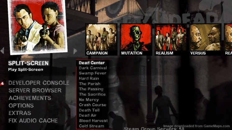 Left 4 Dead 2 Split-Screen MainMenu Mod (Left 4 Dead 2) - GameMaps