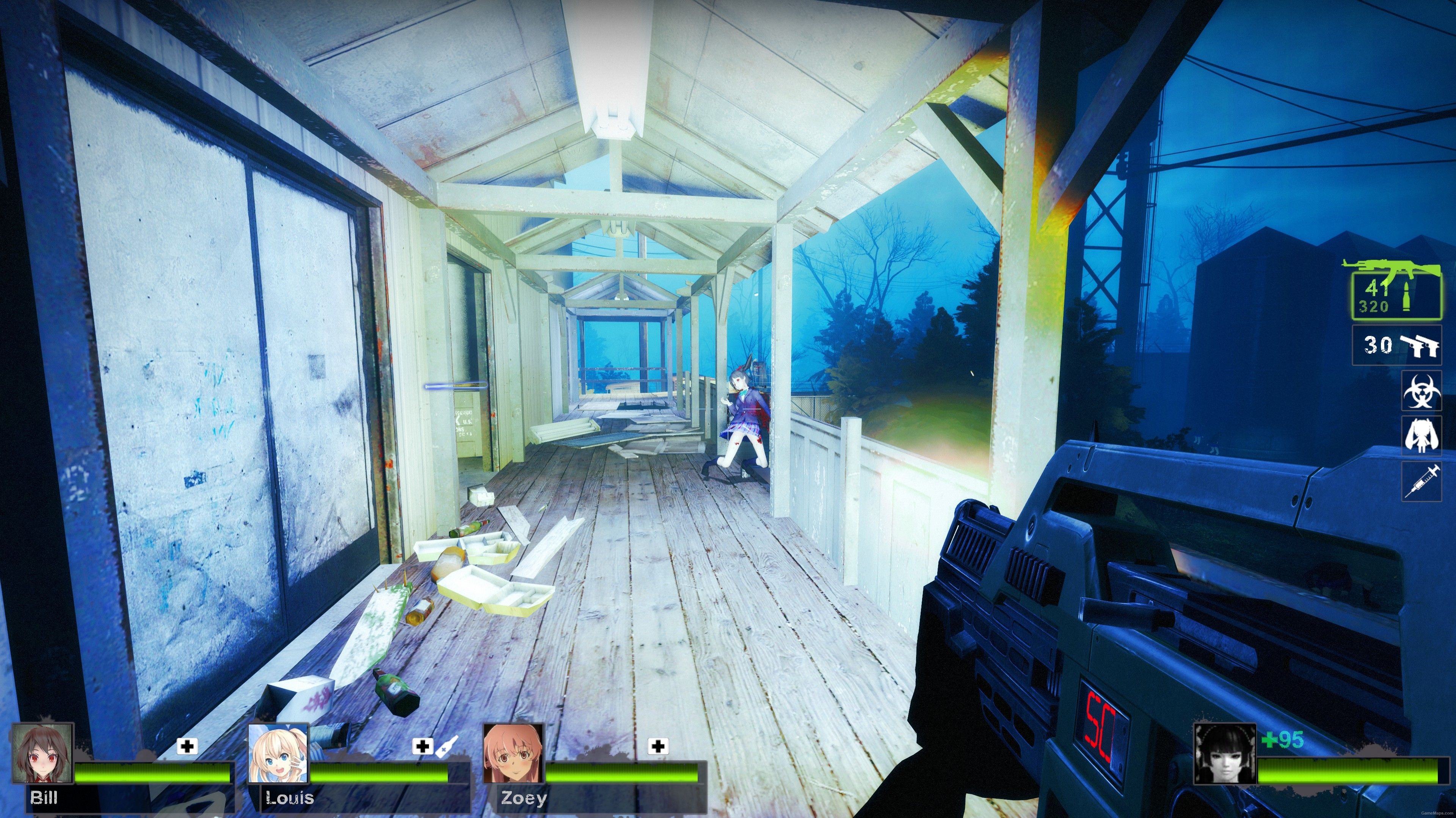M41A Pulse Rifle MK2 v2 (AKM) (Left 4 Dead 2) - GameMaps