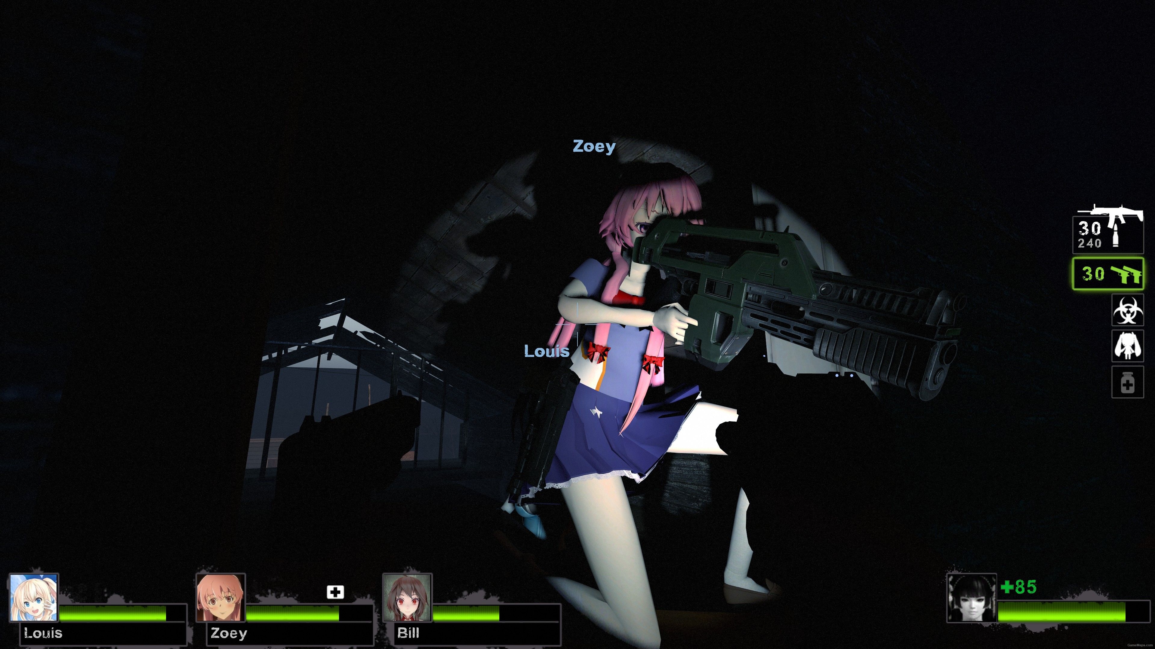 M41A Pulse Rifle MK2 v2 (AKM) (Left 4 Dead 2) - GameMaps