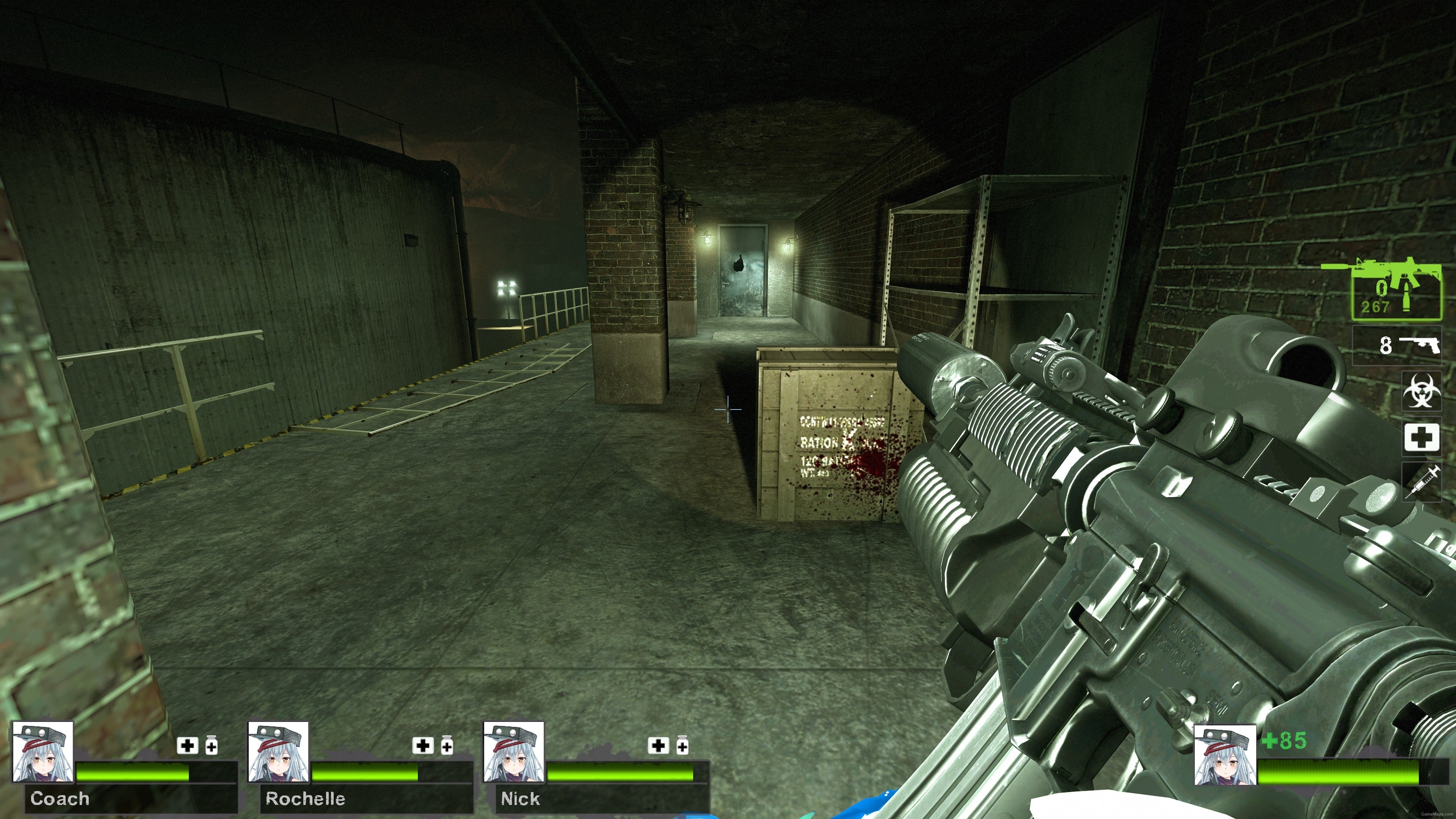 M4 SOPMOD Block 1 [scar] {request} (Left 4 Dead 2) - GameMaps