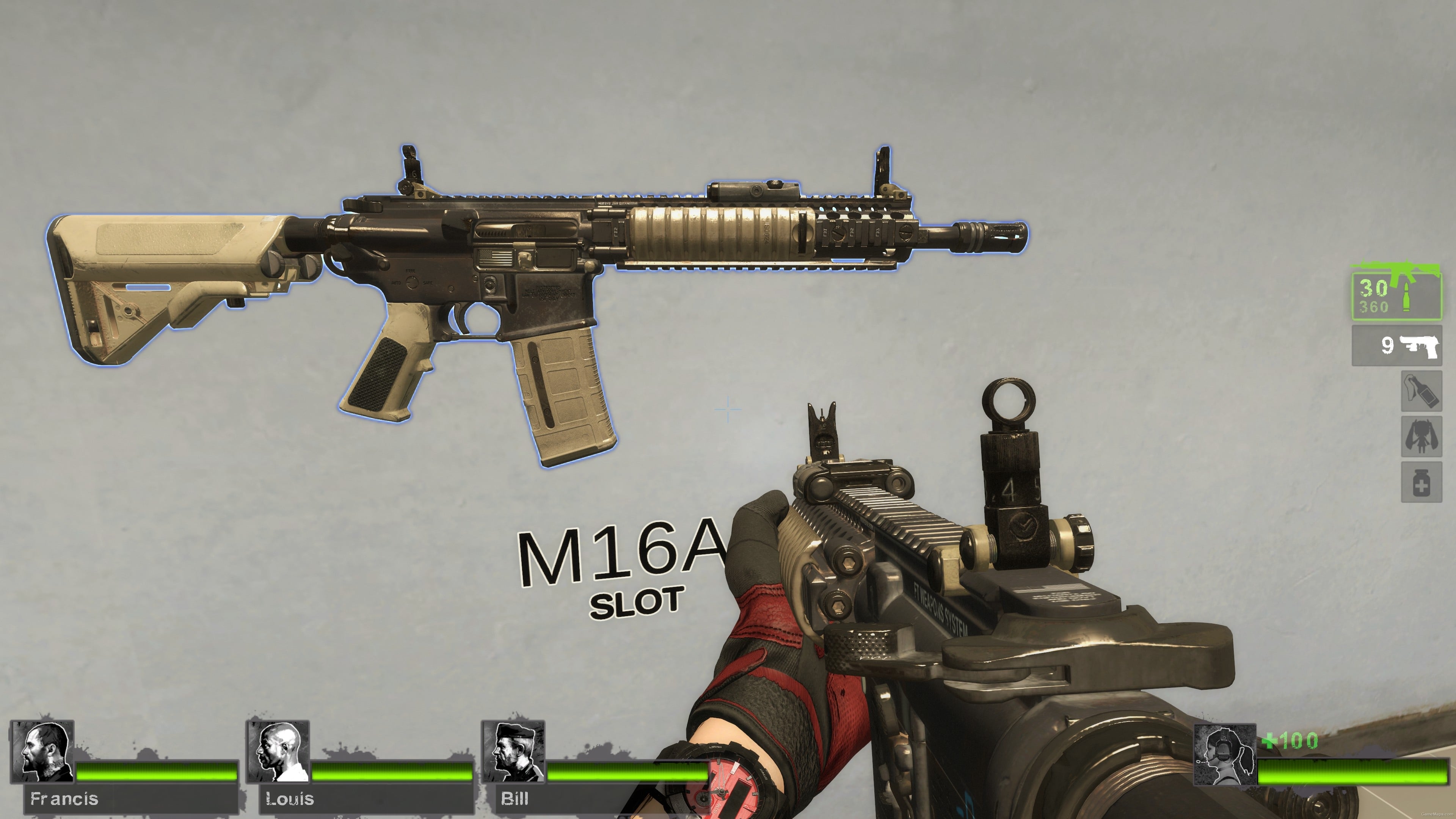M4A1 - MK18 From CODMW 2019 v7 (M16A2) (Left 4 Dead 2) - GameMaps