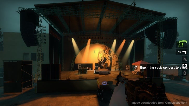 Megurine Luka Hard Rock Concert (Left 4 Dead 2) - GameMaps