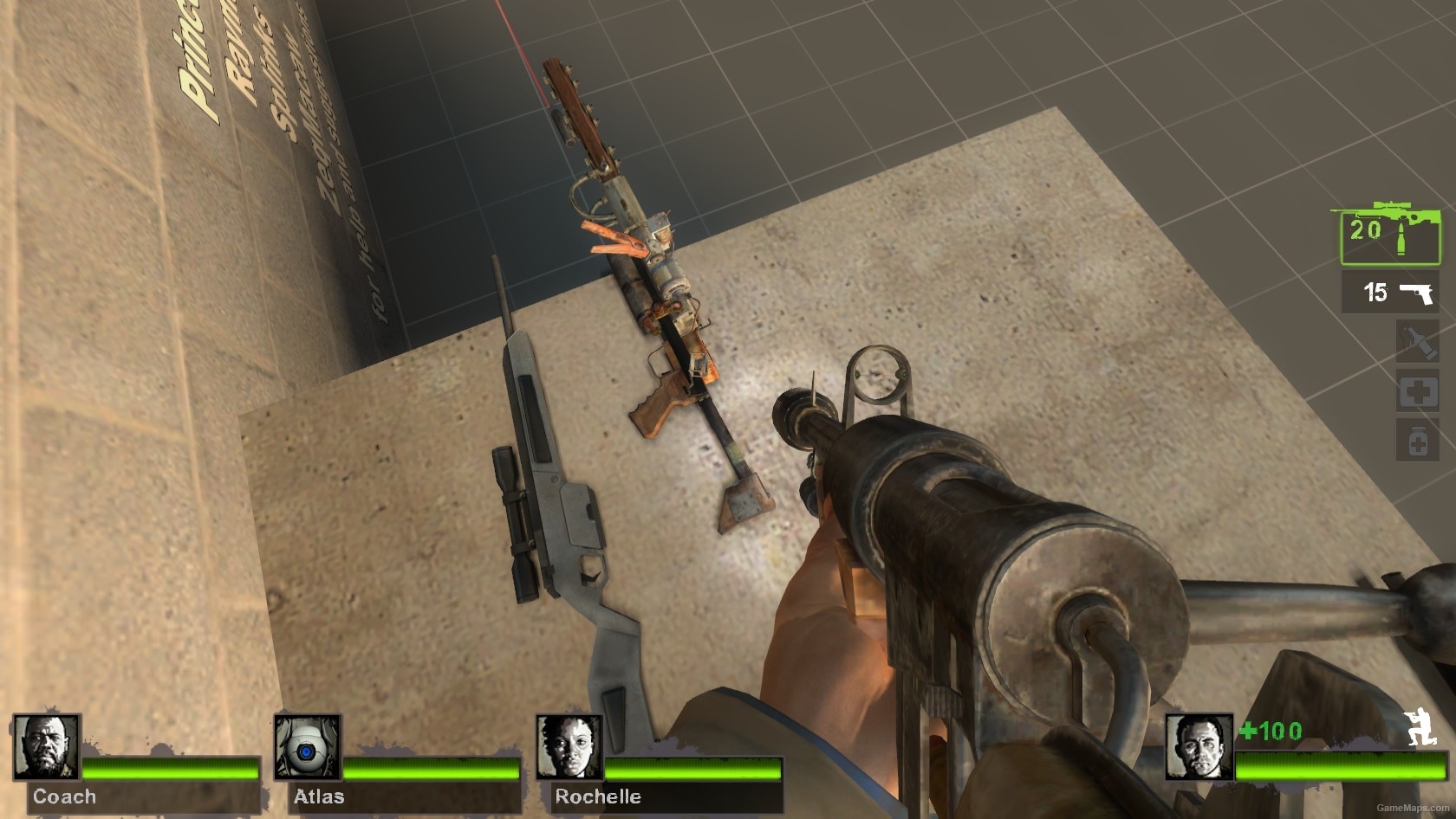 Metro 2033 Volt Driver (RailGun) (M16) (Left 4 Dead 2) - GameMaps