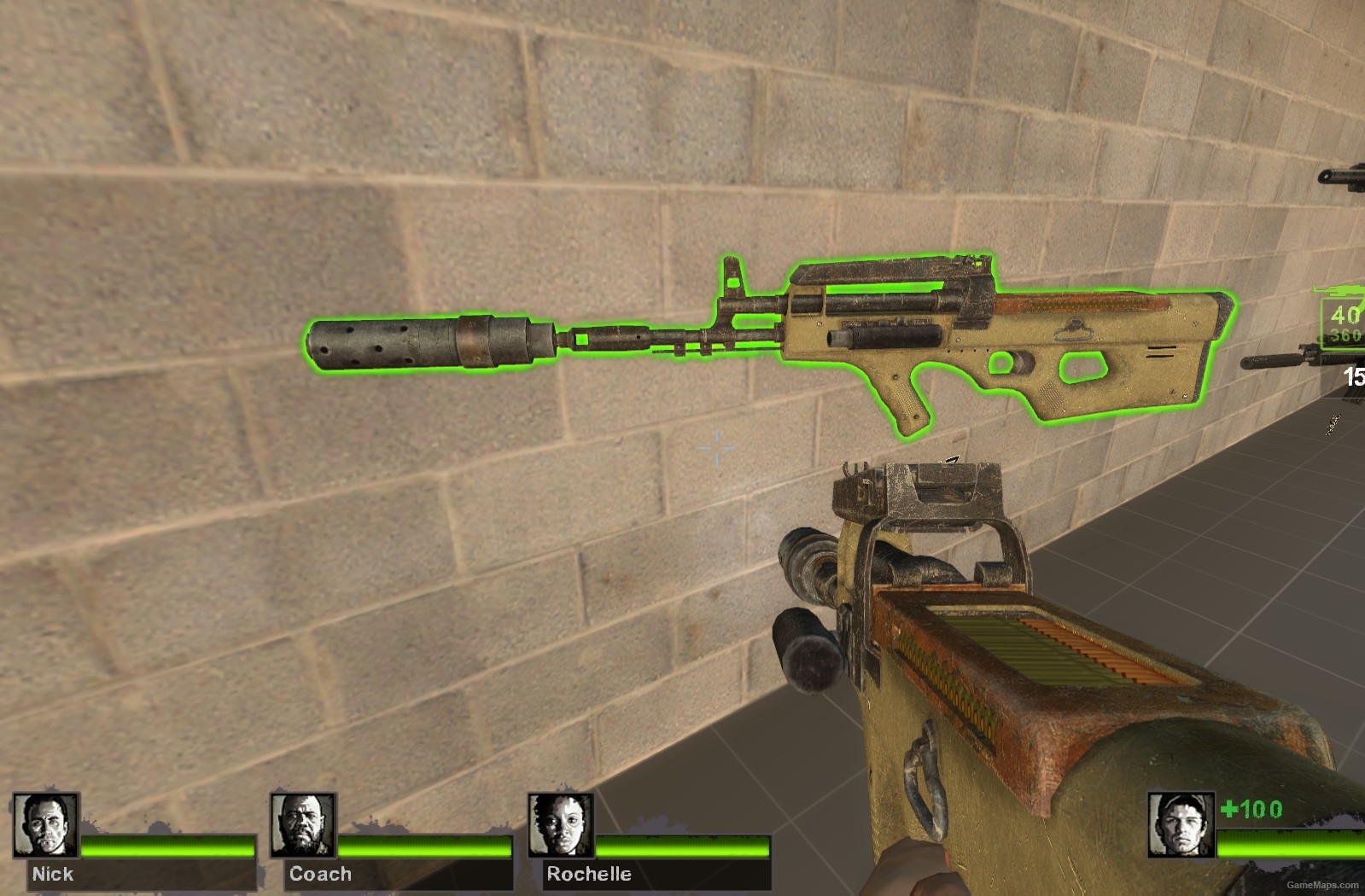 Metro Kalash 2012 Suppressed (AK-47) (Left 4 Dead 2) - GameMaps