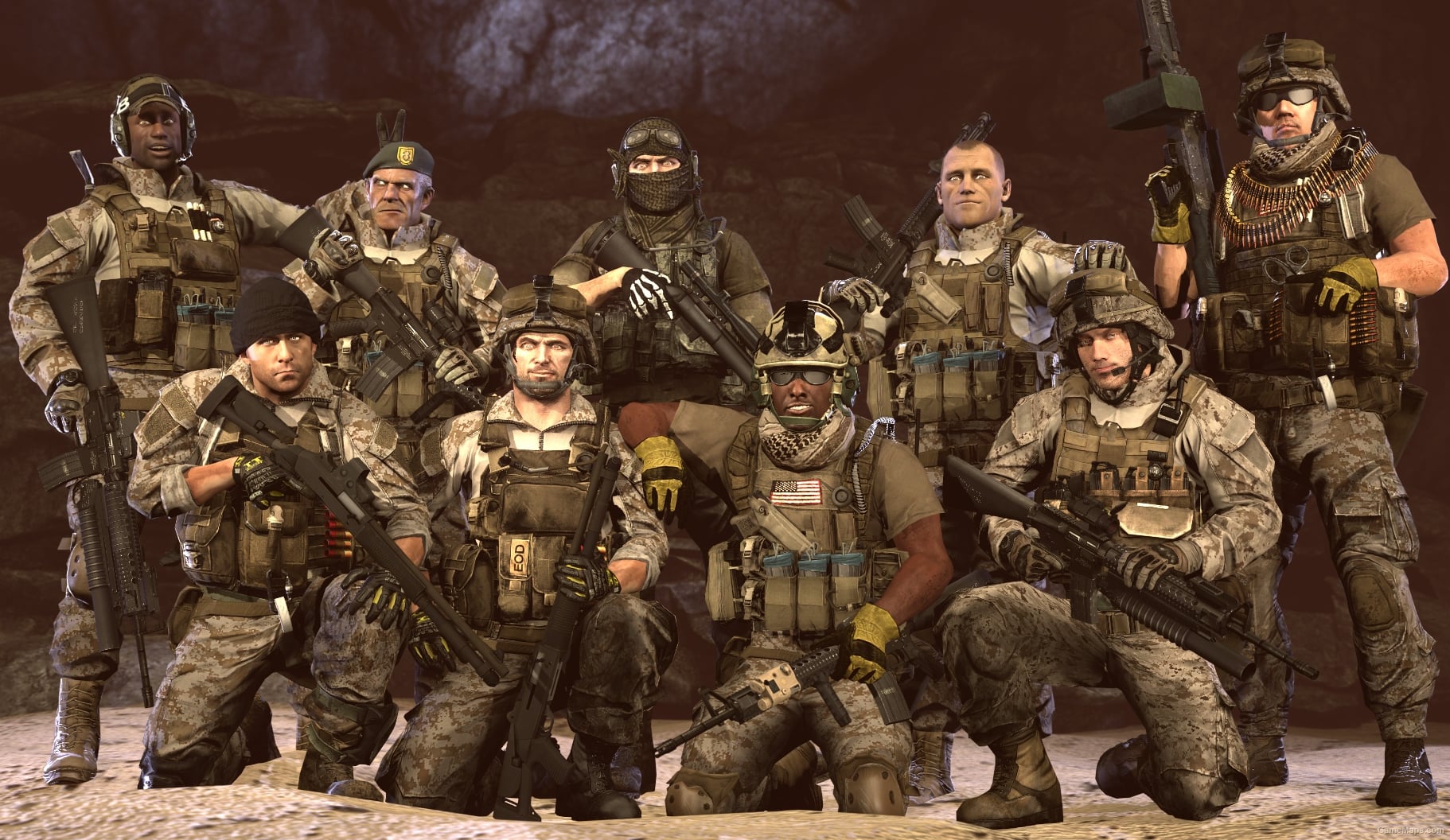 Military Uniform + Healbar (Left 4 Dead 2) - GameMaps