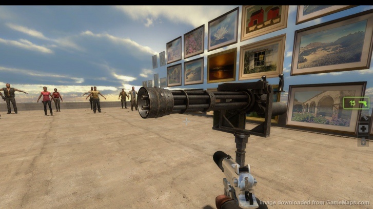 Minigun with Flash Suppressor (Left 4 Dead 2) - GameMaps