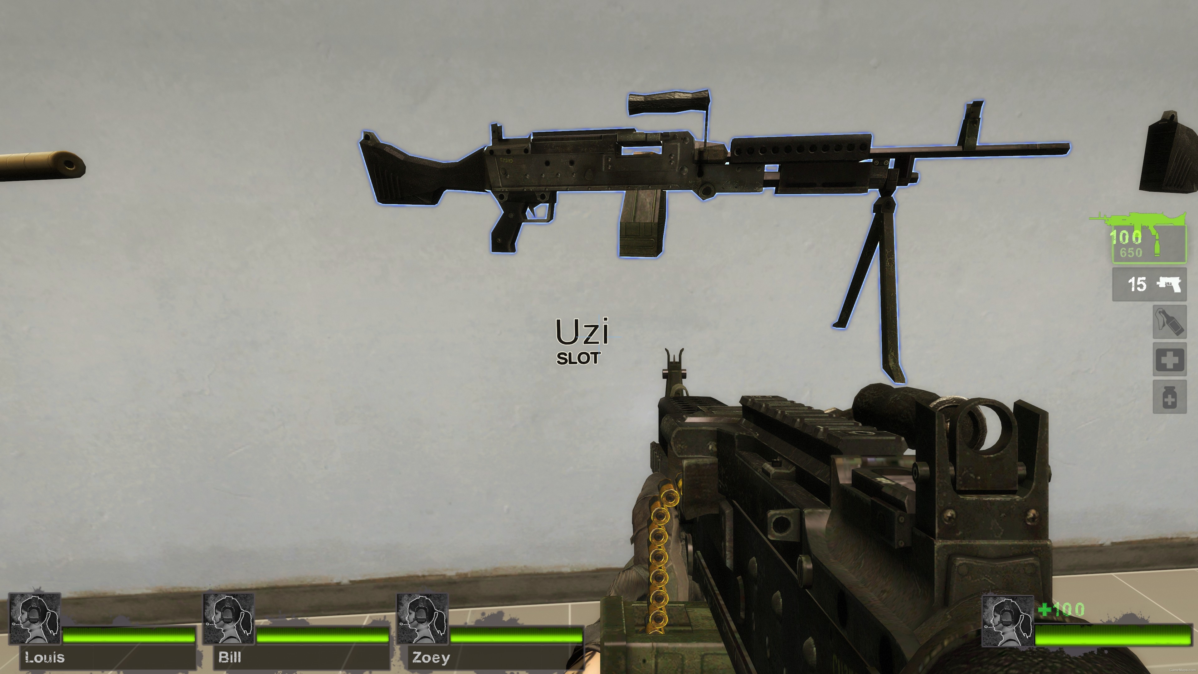 MW2 - Dark Metal M240B [uzi] (request) (Left 4 Dead 2) - GameMaps