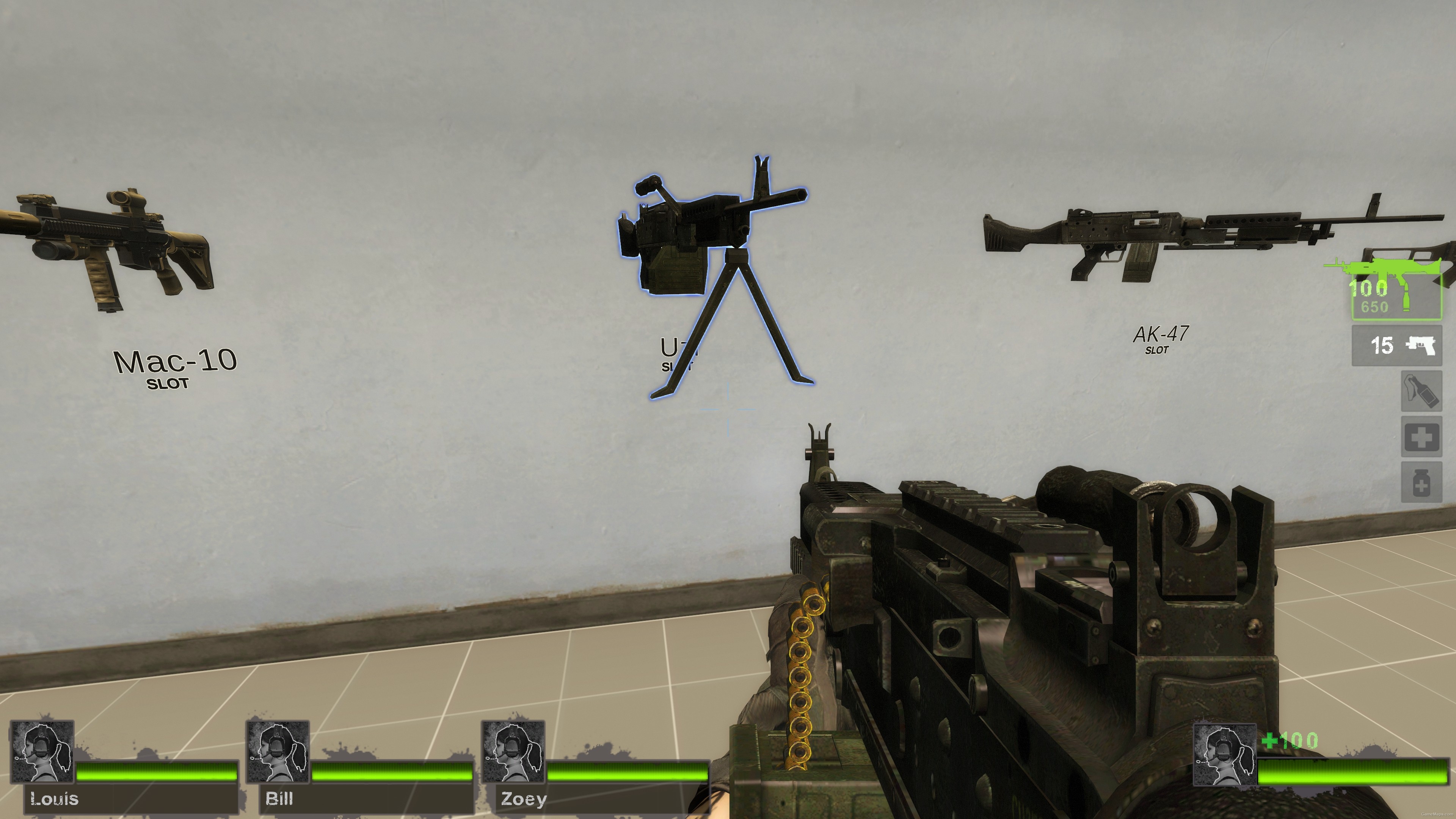 MW2 - Dark Metal M240B [uzi] (request) (Left 4 Dead 2) - GameMaps