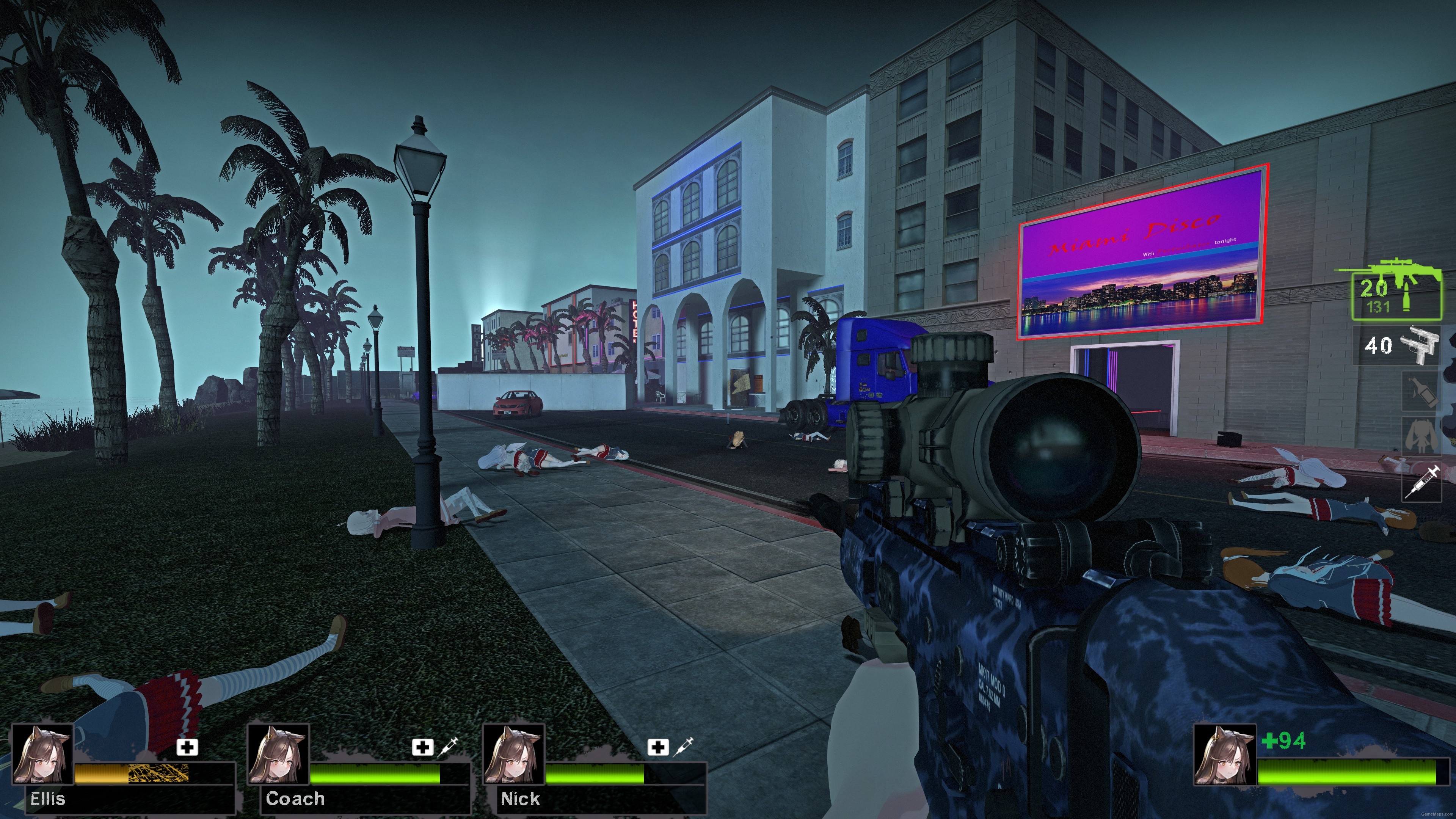 MW2 SCAR-H LB bluetiger camo (FN MK 17 LB) [Military Sniper Rifle ...