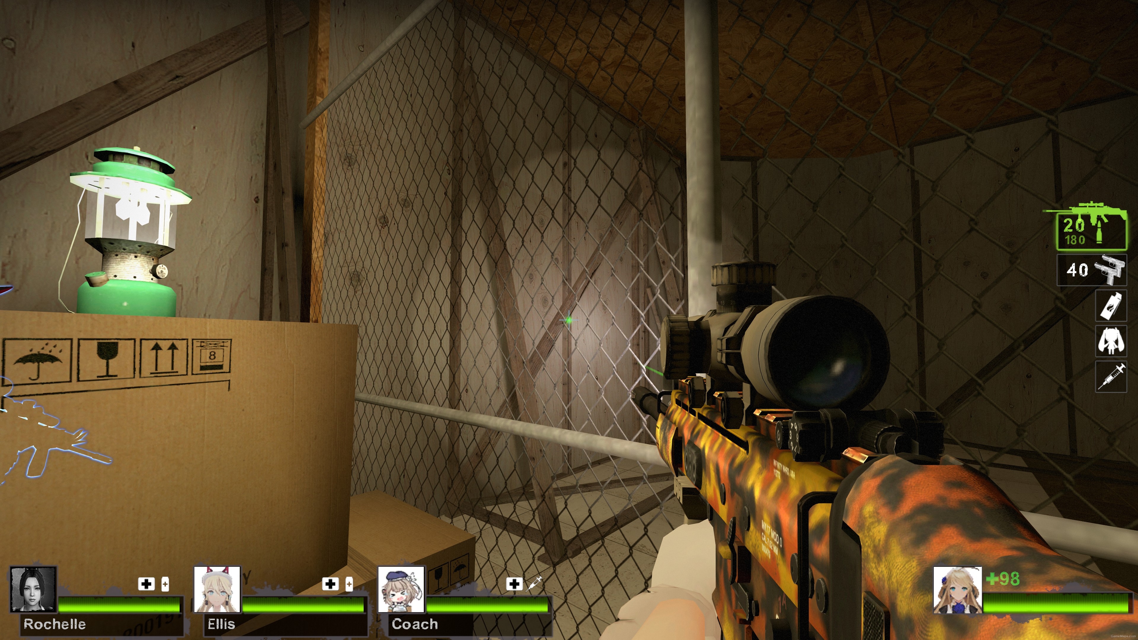 MW2 SCAR-H LB fall camo (FN MK 17 LB) [Military Sniper Rifle] (Left 4 ...