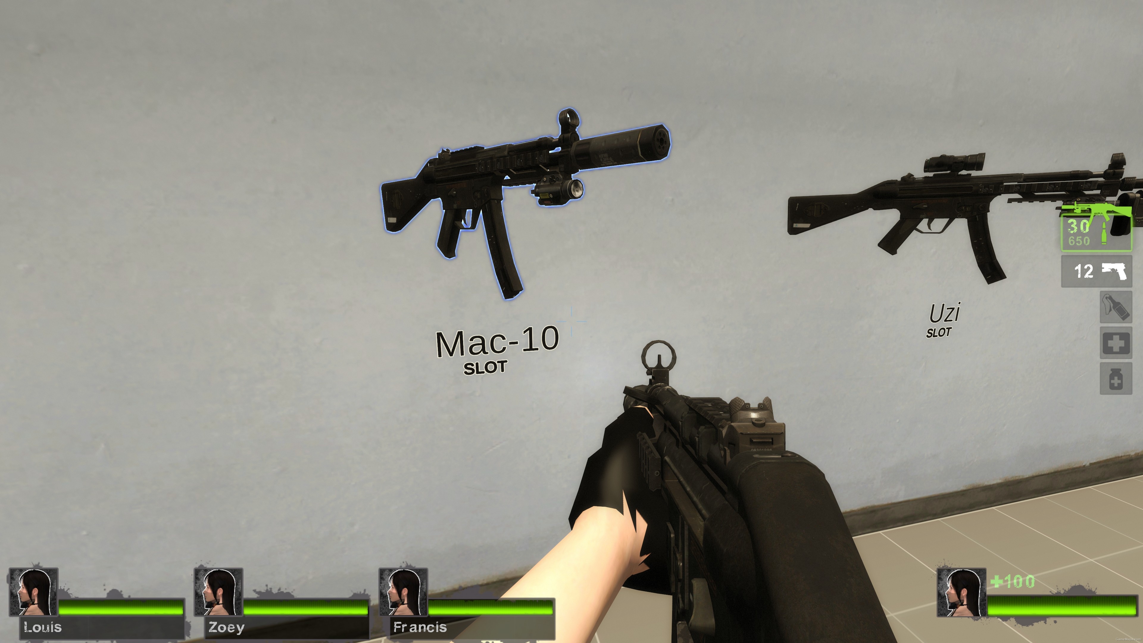 MW3 MP5A2 (Suppressed SMG) (Left 4 Dead 2) - GameMaps
