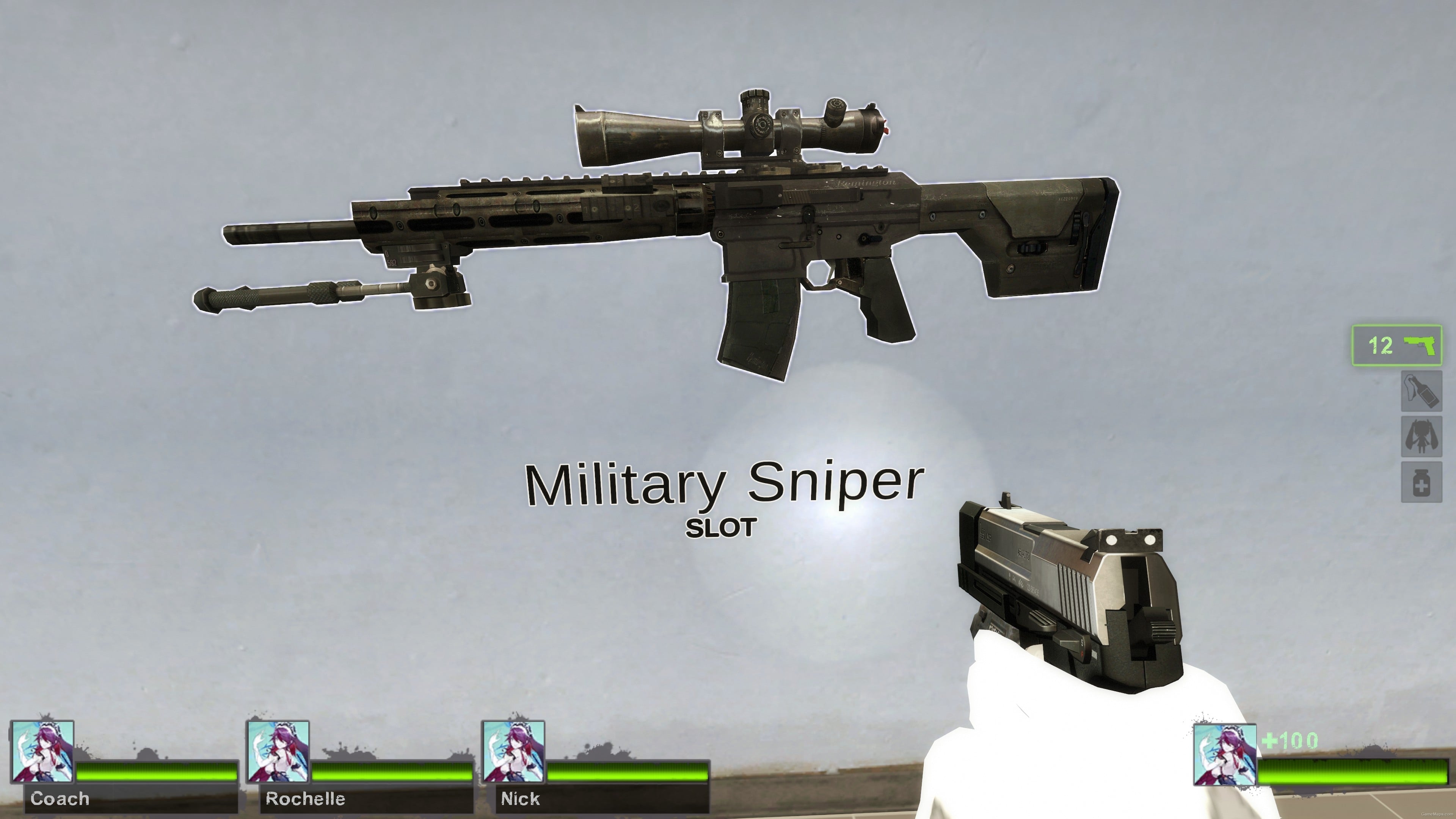 MW3 RSASS (military sniper) [Sound fix Ver] (Left 4 Dead 2) - GameMaps