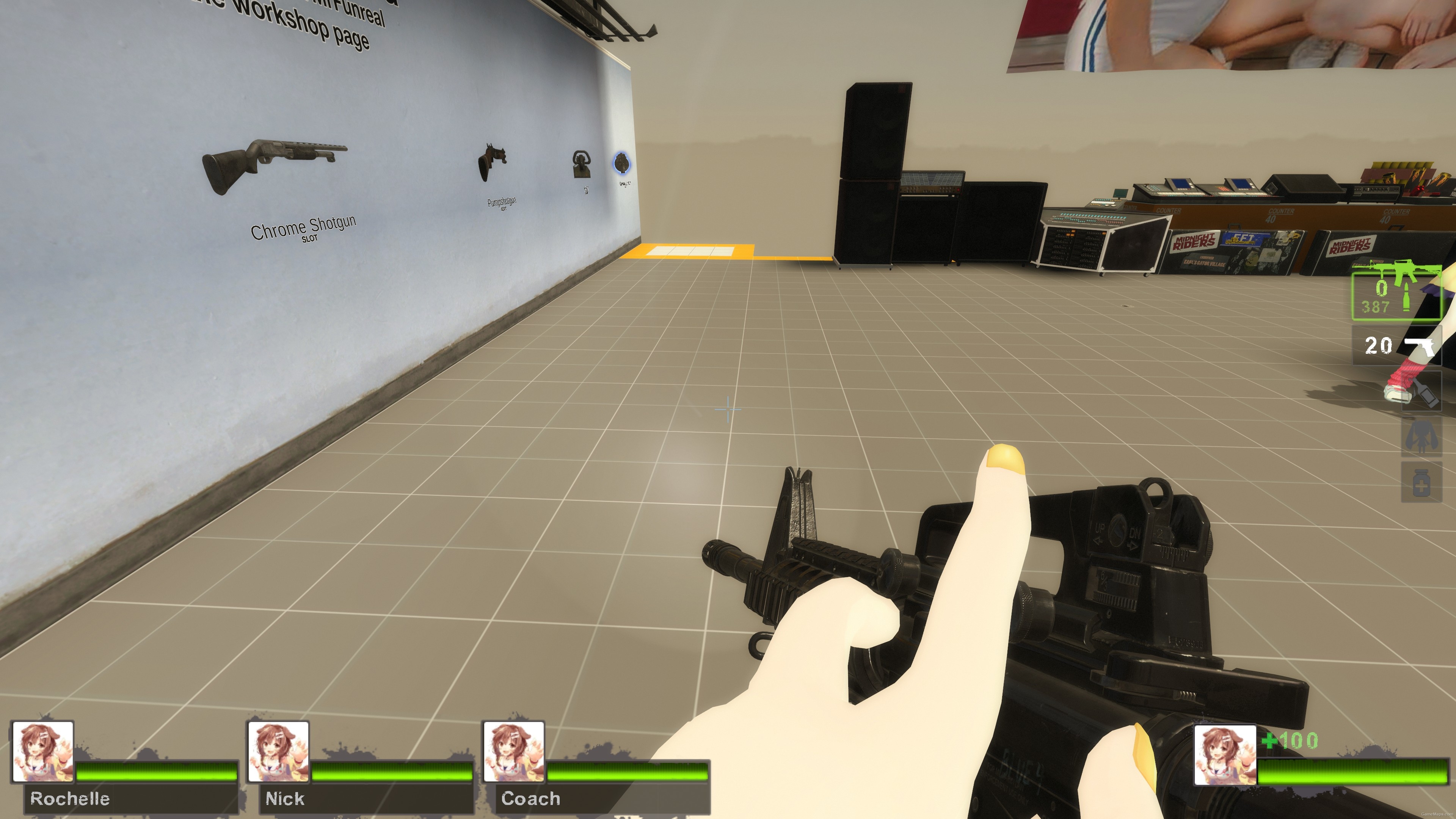 MWR M4A1 dr (request) (Left 4 Dead 2) - GameMaps