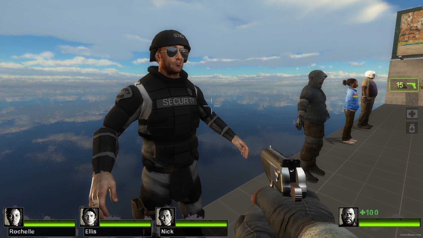 Nick - Riot Gear (Left 4 Dead 2) - GameMaps